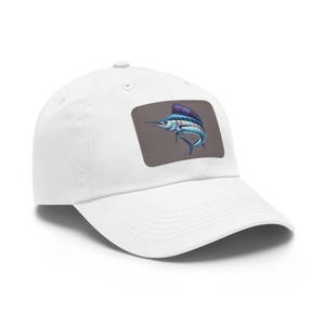 Vintage-inspired Fishing Trucker Hat With Leather Fish Patch ...