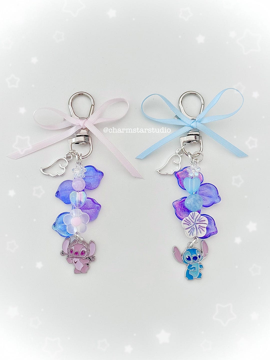 Lilo & Stitch Inspired Keychains | Cute Bag Charms | Purse Charm ...