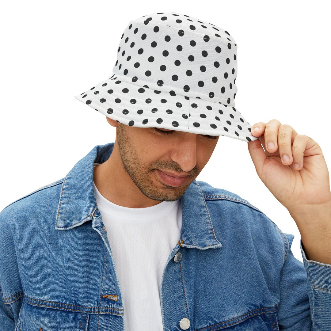 Polka Dot Bucket Hat - Etsy