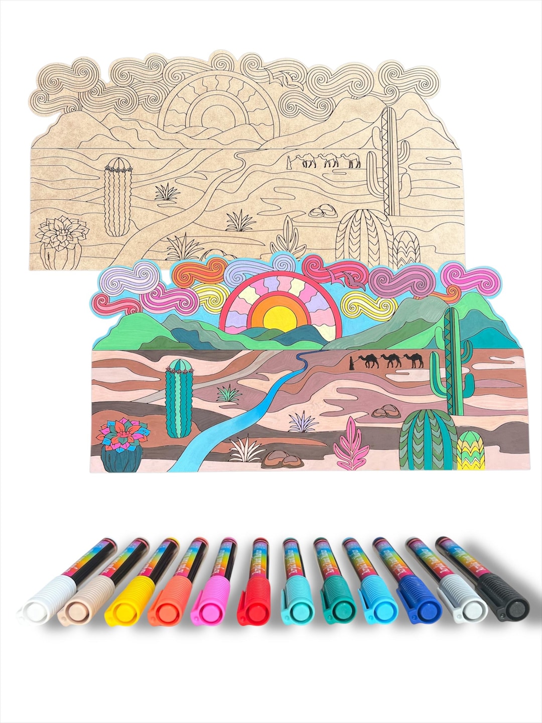 Colouring in Artboard - Etsy