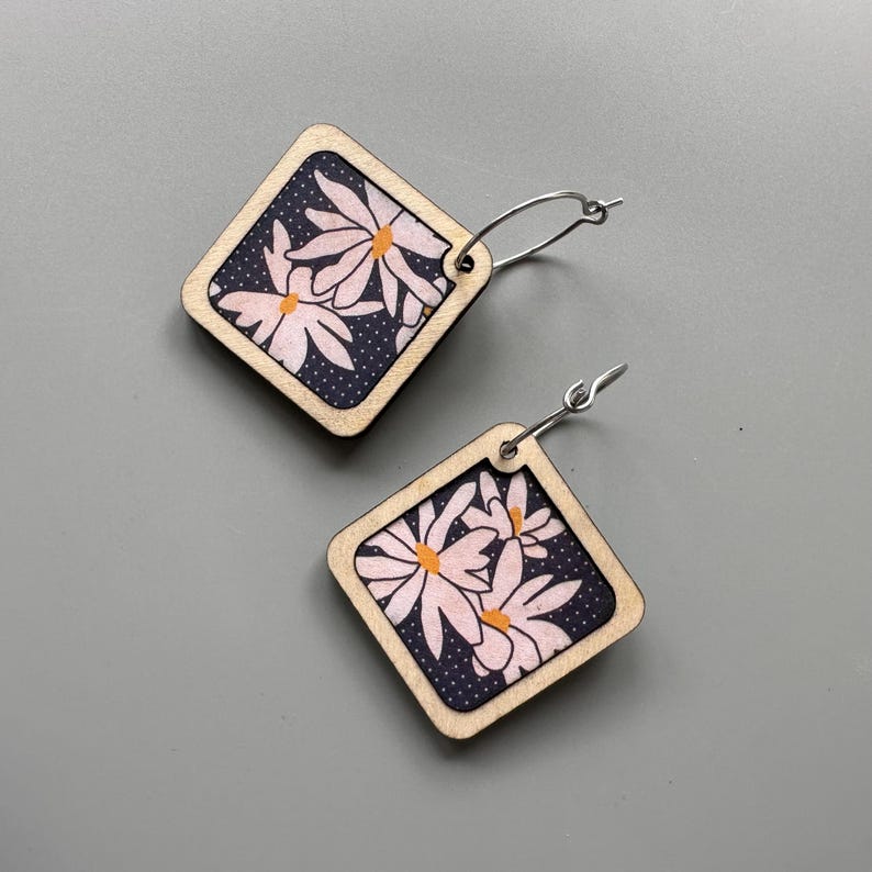 Super Value! 12 Geometric Inlay SVG Laser Cut Files for Earrings and ...