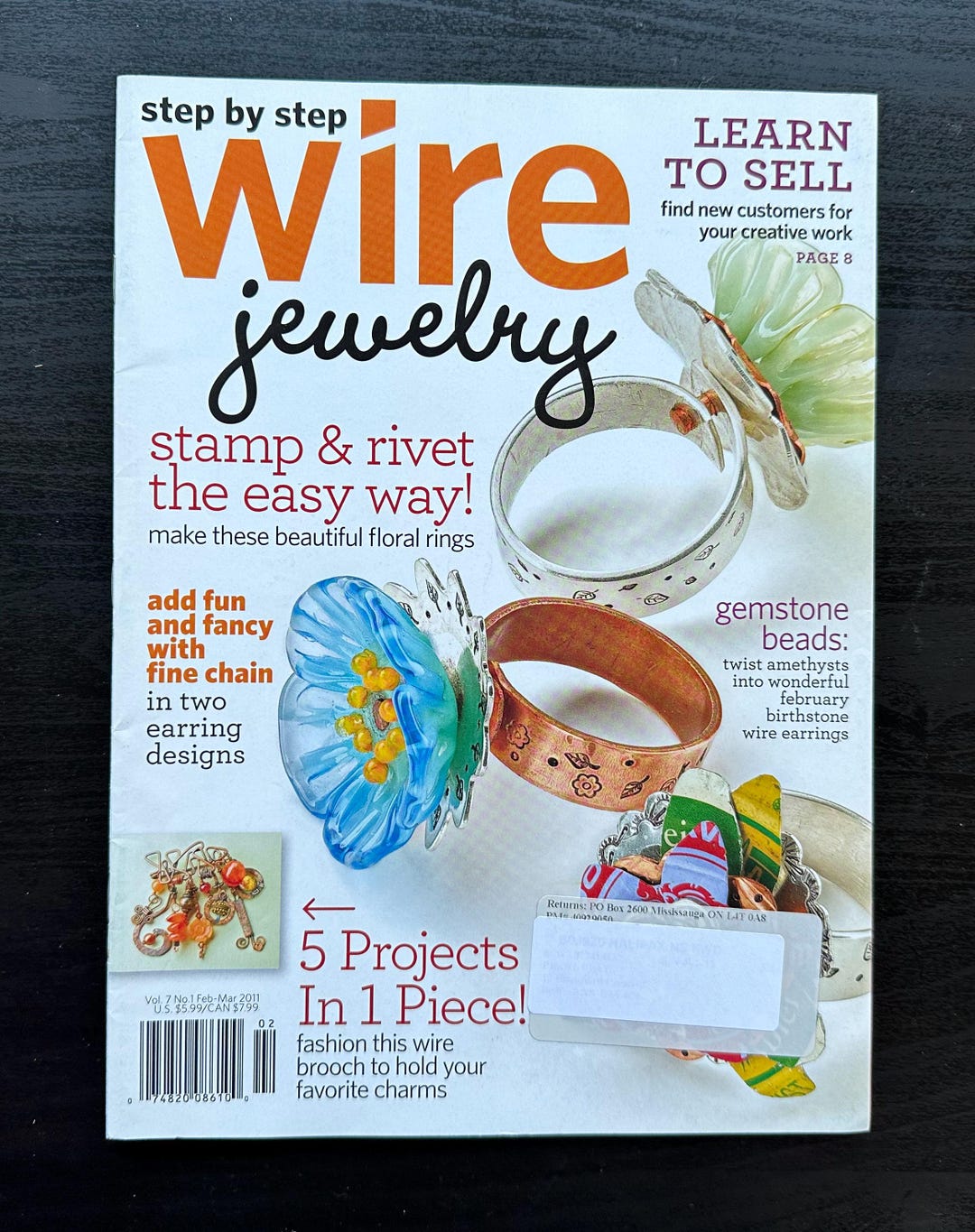 Step by Step Wire Jewelry Magazine Feb-mar 2011 64 Pages - Etsy