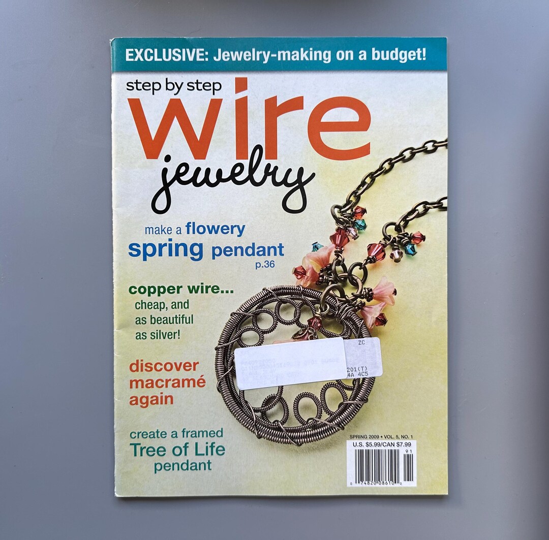 Step by Step Wire Jewelry Magazine Spring 2009 66 Pages - Etsy