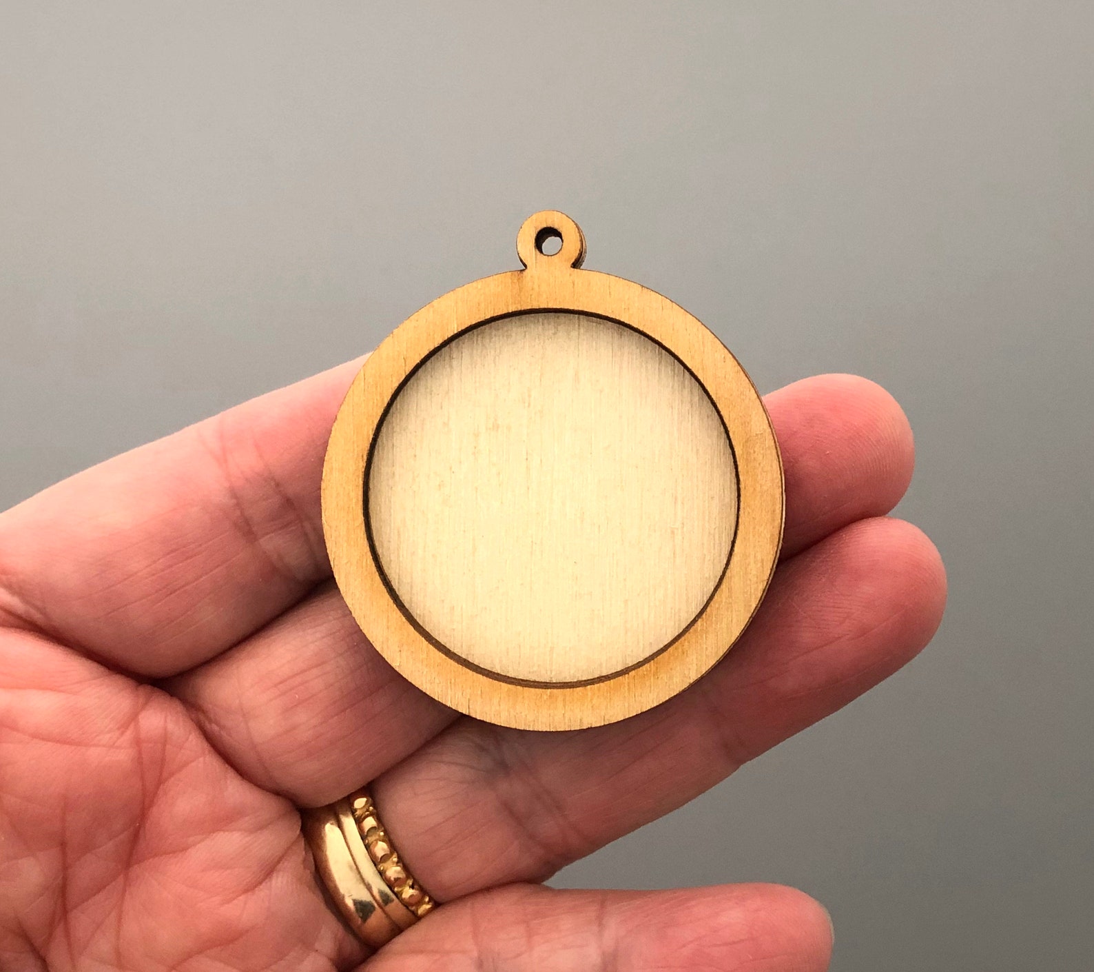 Wood Bezel Inlay Frame Bezel Pendant Ornament Shapes - Etsy