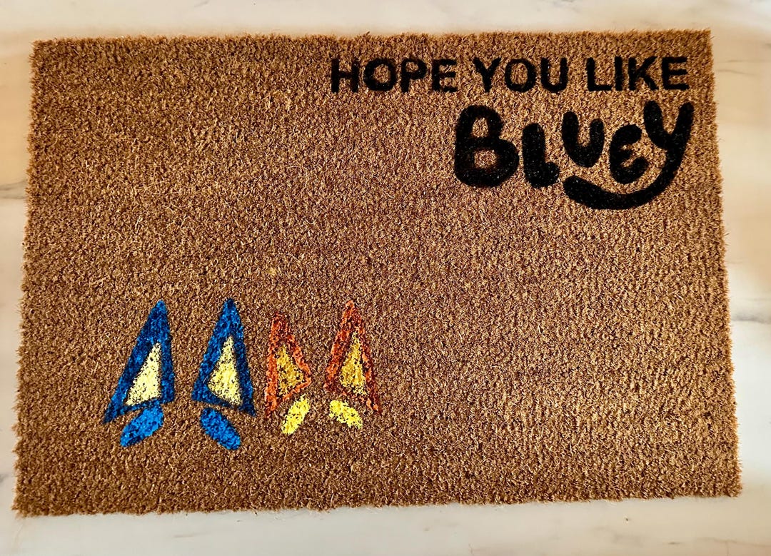 Bluey Door Mat - Etsy