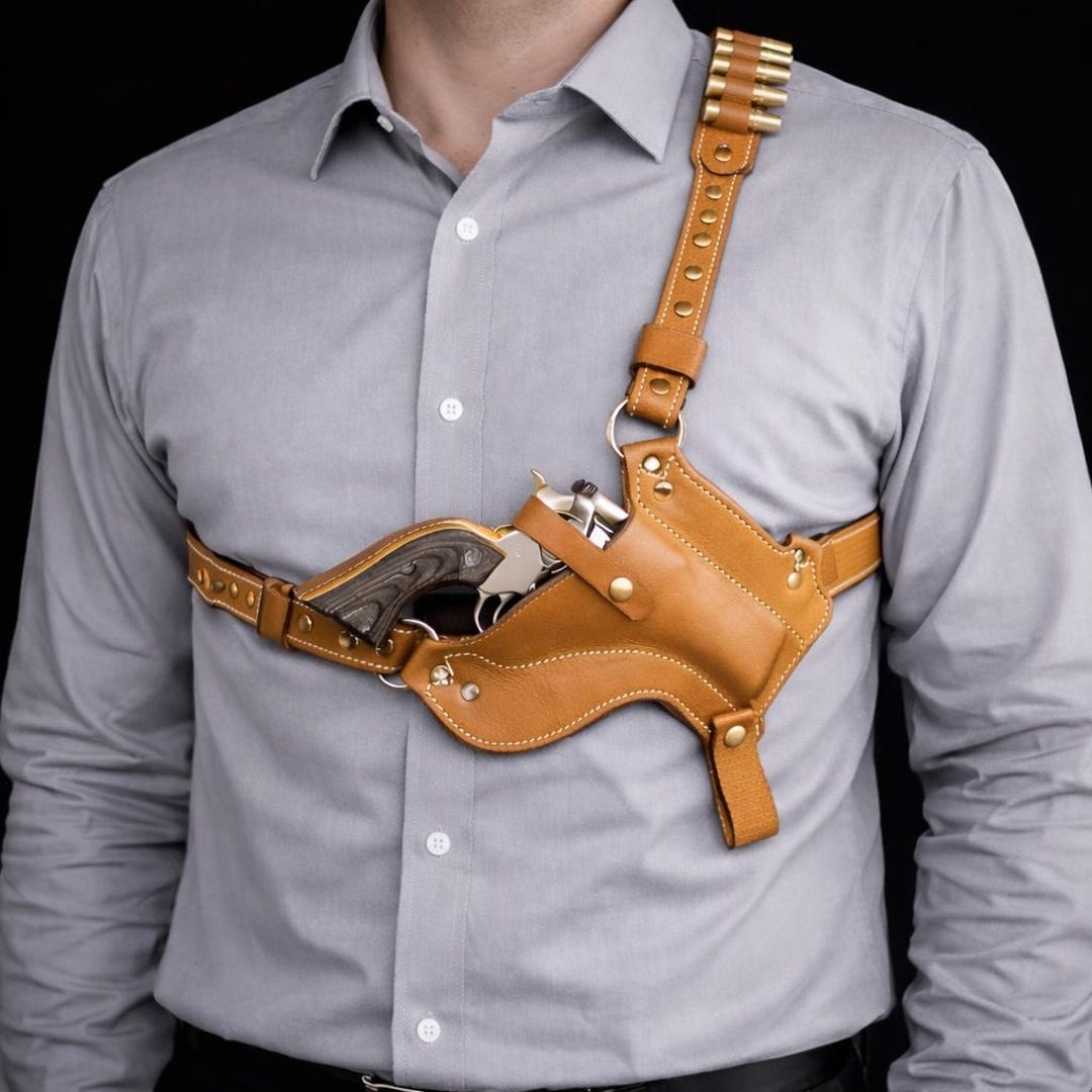 Custom Cow Leather .22 Revolver Holster – Fits Heritage Rough Rider ...