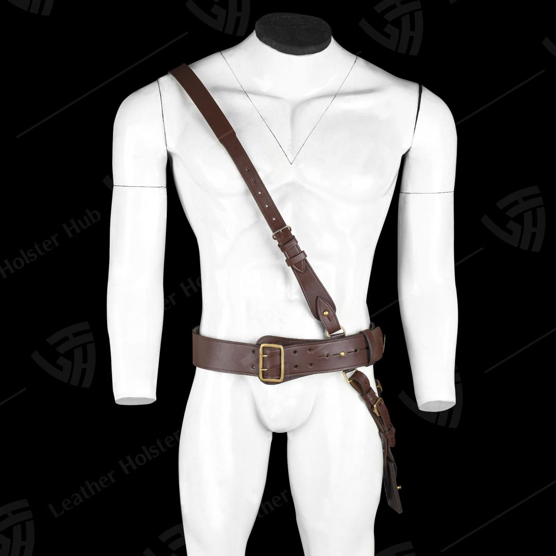 Bristish Army Sam Browne Belt – Police Duty Belt, Military Officer Belt ...