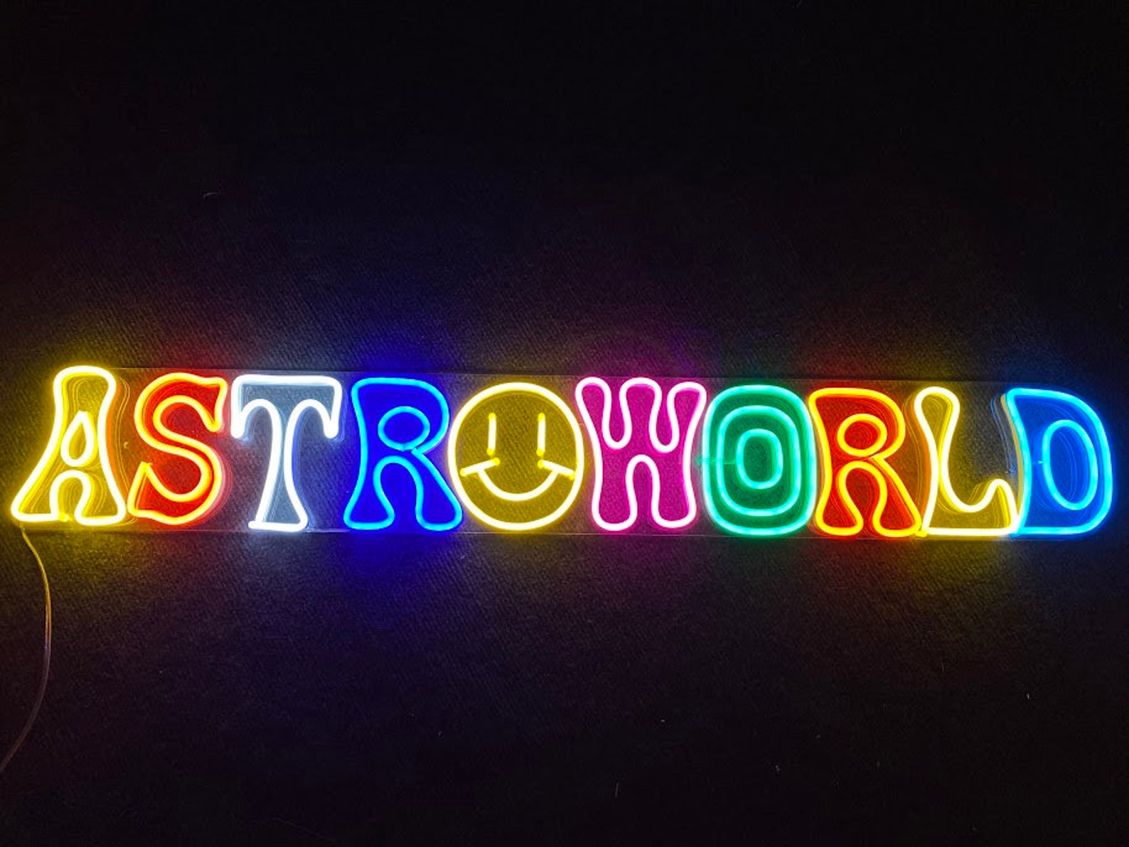 Astroworld Neon Sign Astroworld Led Sign Custom Neon Sign - Etsy