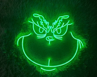 Grinch Neon Sign - Etsy
