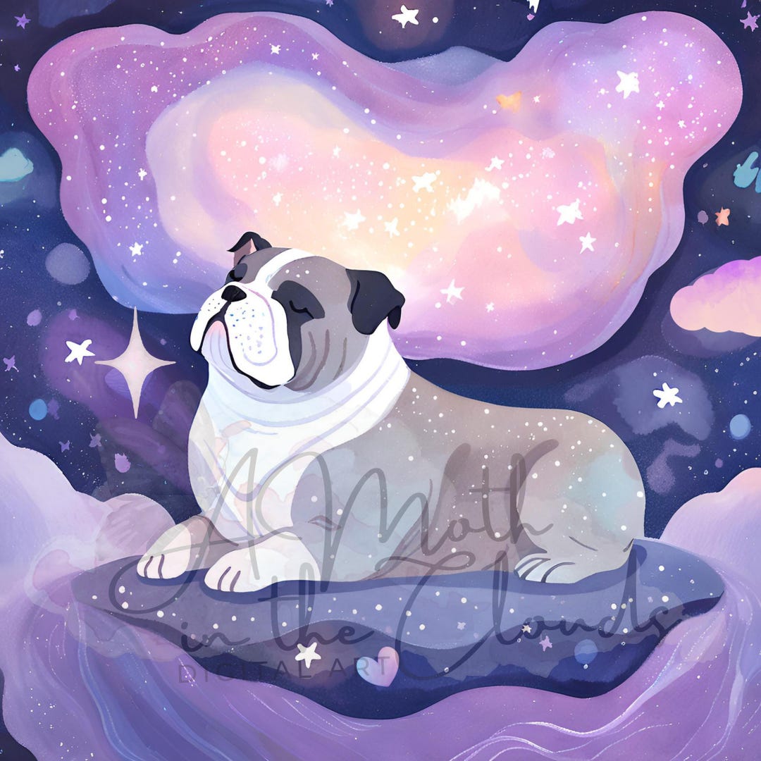 Mack Miraculous Mutts Watercolor Digital Art Wall Art Print - Etsy