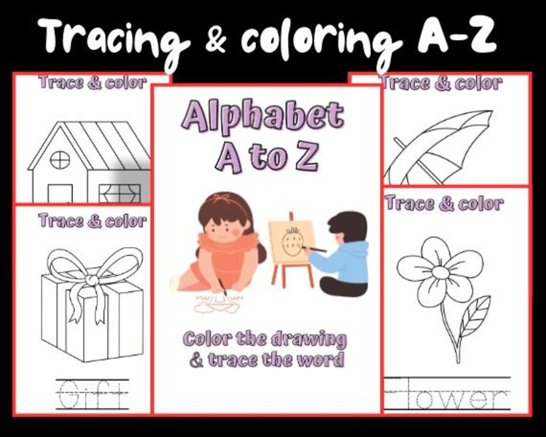 Alphabet Tracing Workbook for Preschoolers, Alphabetical Bundle Pre ...