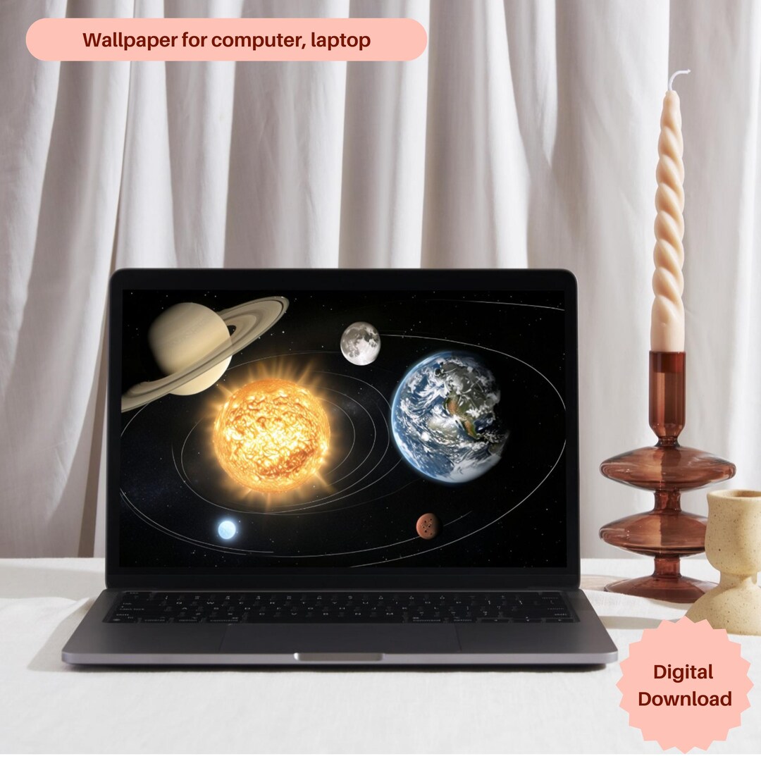Solar System Wallpaper | Planet Background and Universe Art | Outer ...