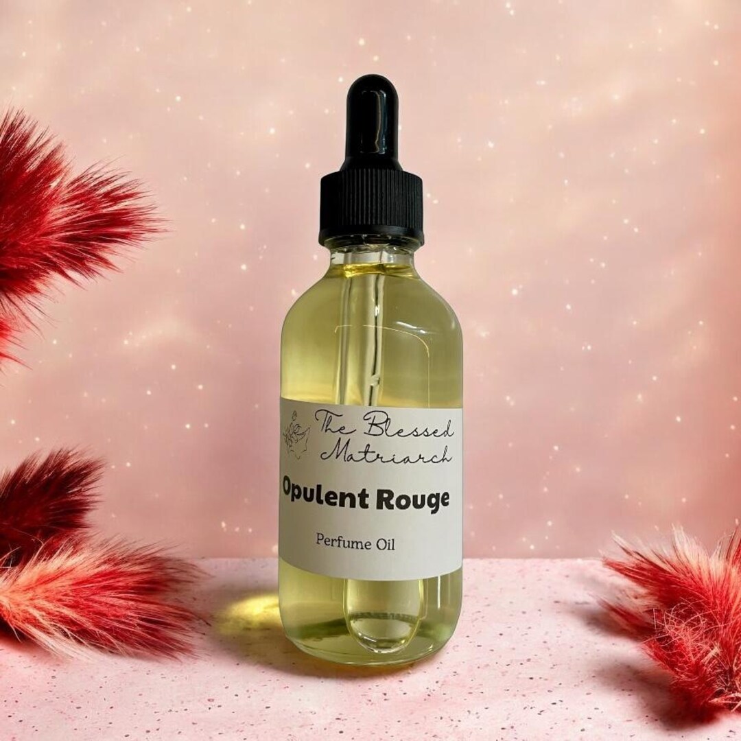 Opulent Rouge Perfume Body Oil, Fragrance, Scented Body Oil ...