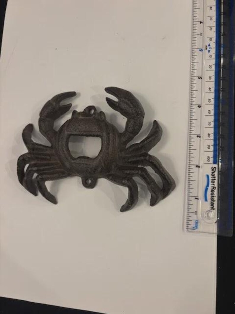 Cast Iron Crab Bottle Opener - Etsy
