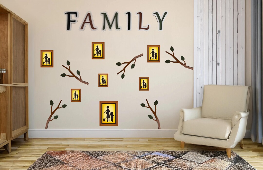 Tree Branch and Custom Lettering Wall Decor - Etsy