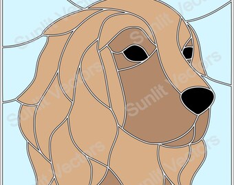 Rottweiler - Stained Glass Pattern (copper Foil/lead) - Digital ...