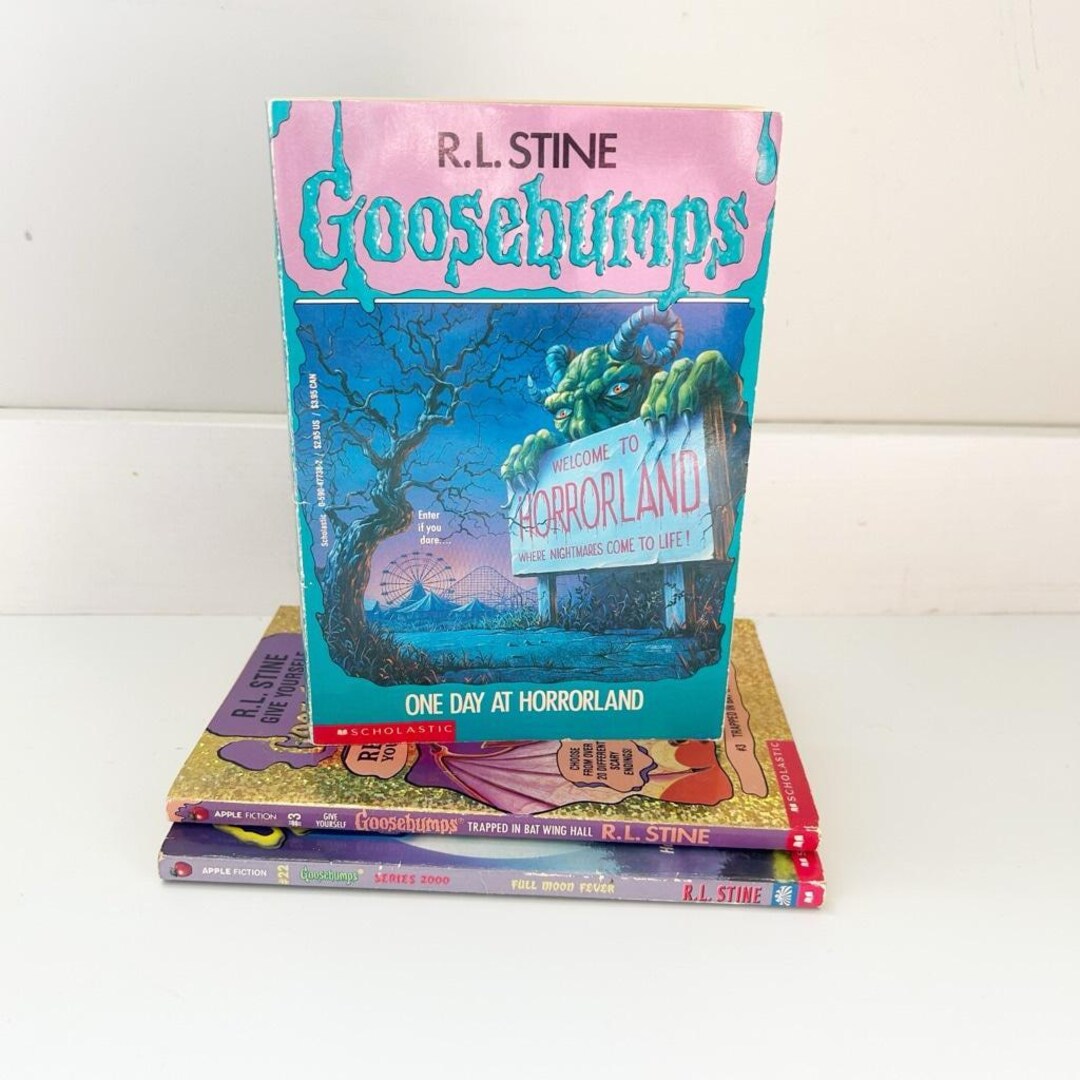90’s Scholastic Goosebumps Book Bundle Trapped in Bat Wing Hall Full ...