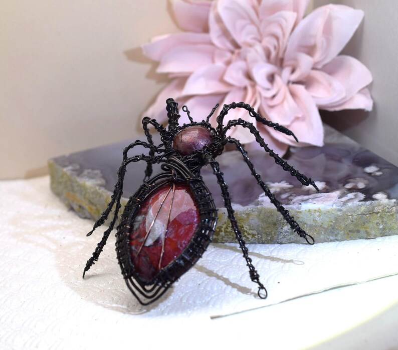Clay and Copper Spider - #1 - Etsy