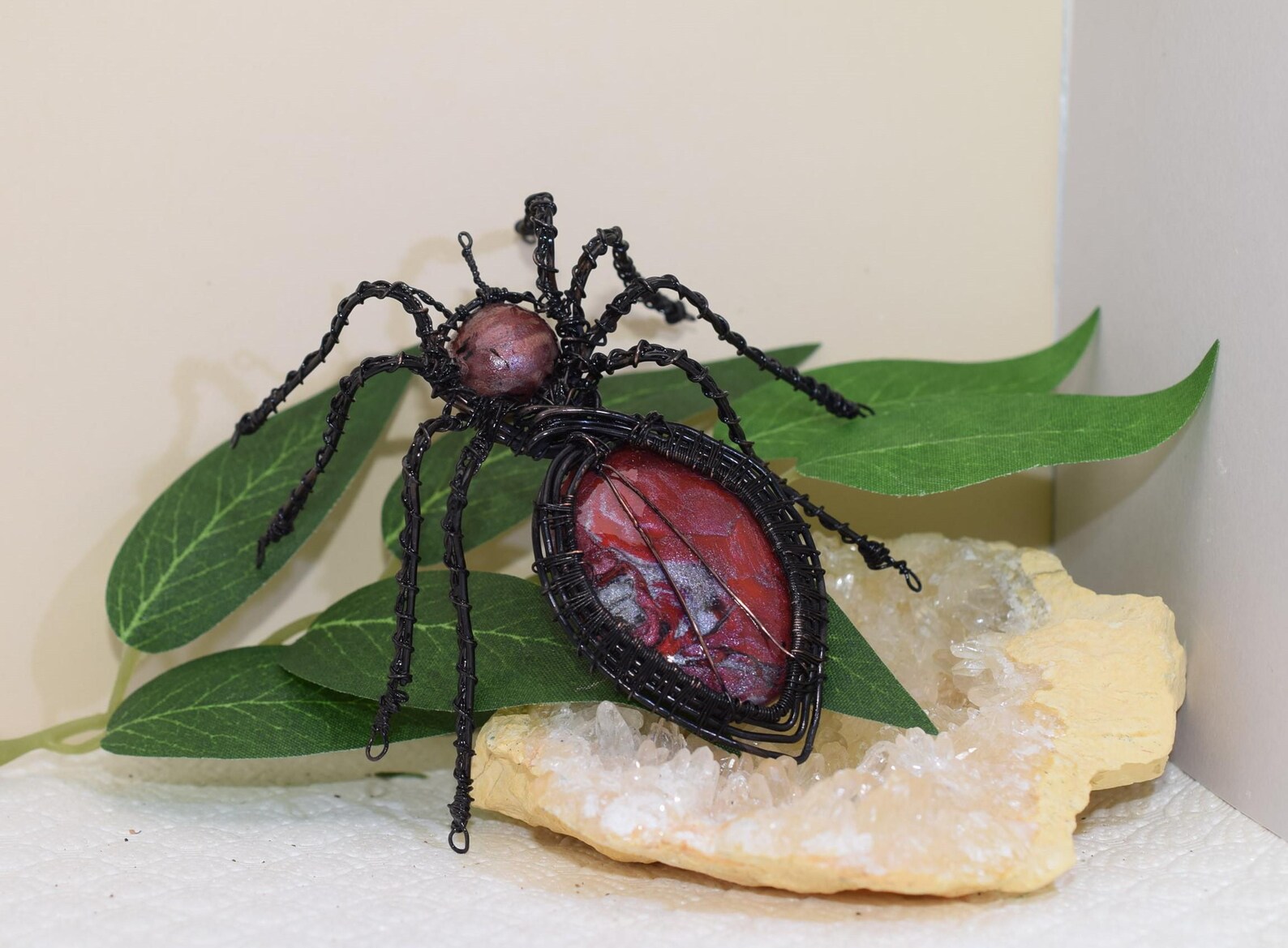 Clay and Copper Spider - #1 - Etsy