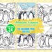Adventure Penguins – Fun Arctic Coloring Page for Kids & Adults by ...