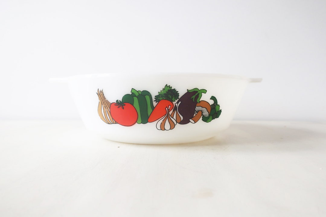 Vintage Vegetable Pyrex Casserole Dish, Retro Pyrex Dish - Etsy