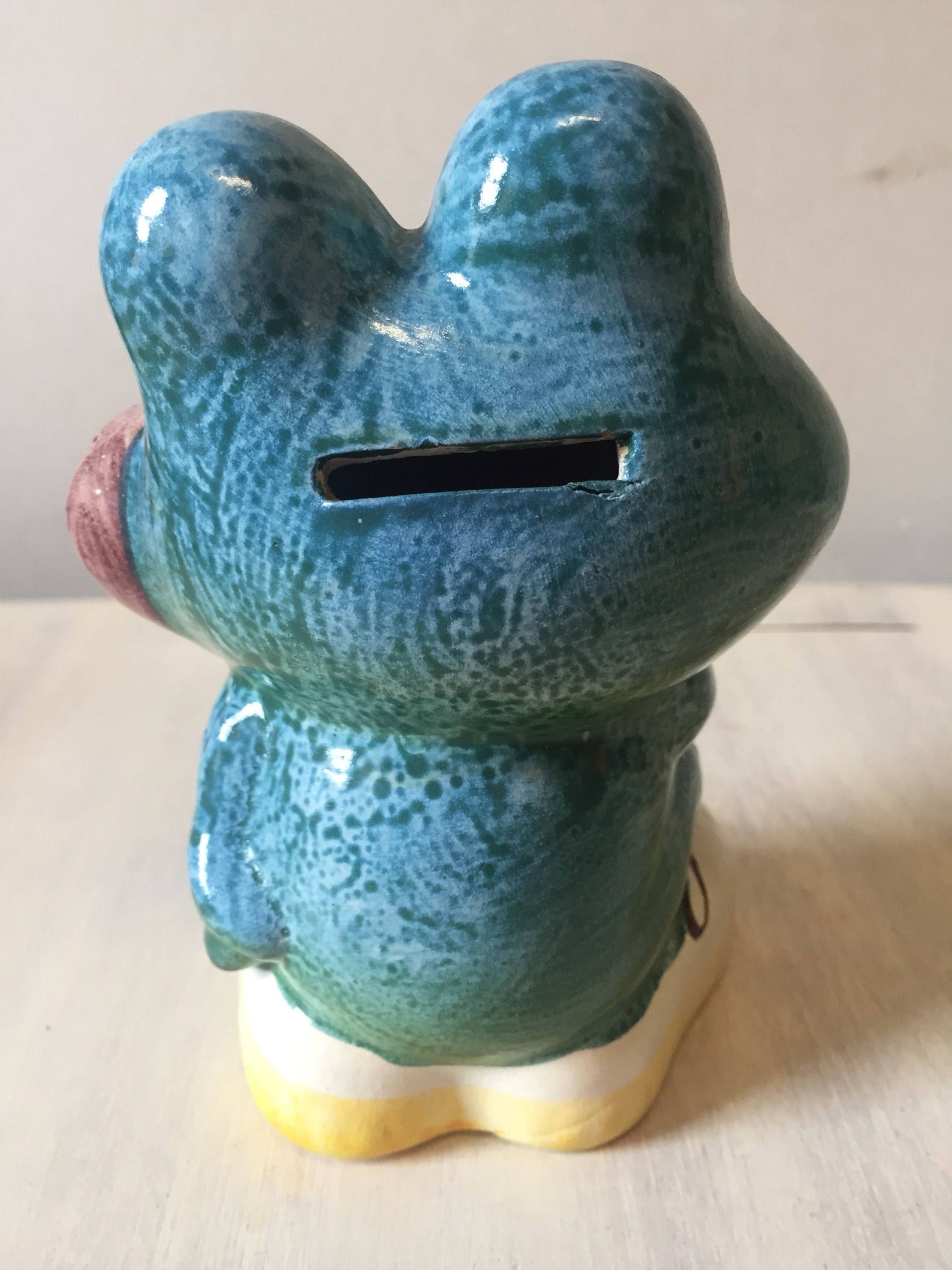 Green Frog Piggy Bank Vintage Frog Money Bank Vintage Green - Etsy