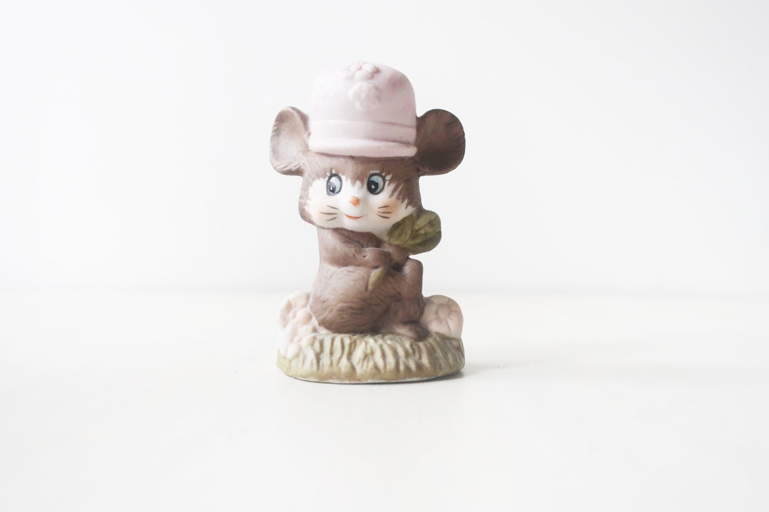 Vintage Bisque China Cute Mouse Figurine - Etsy