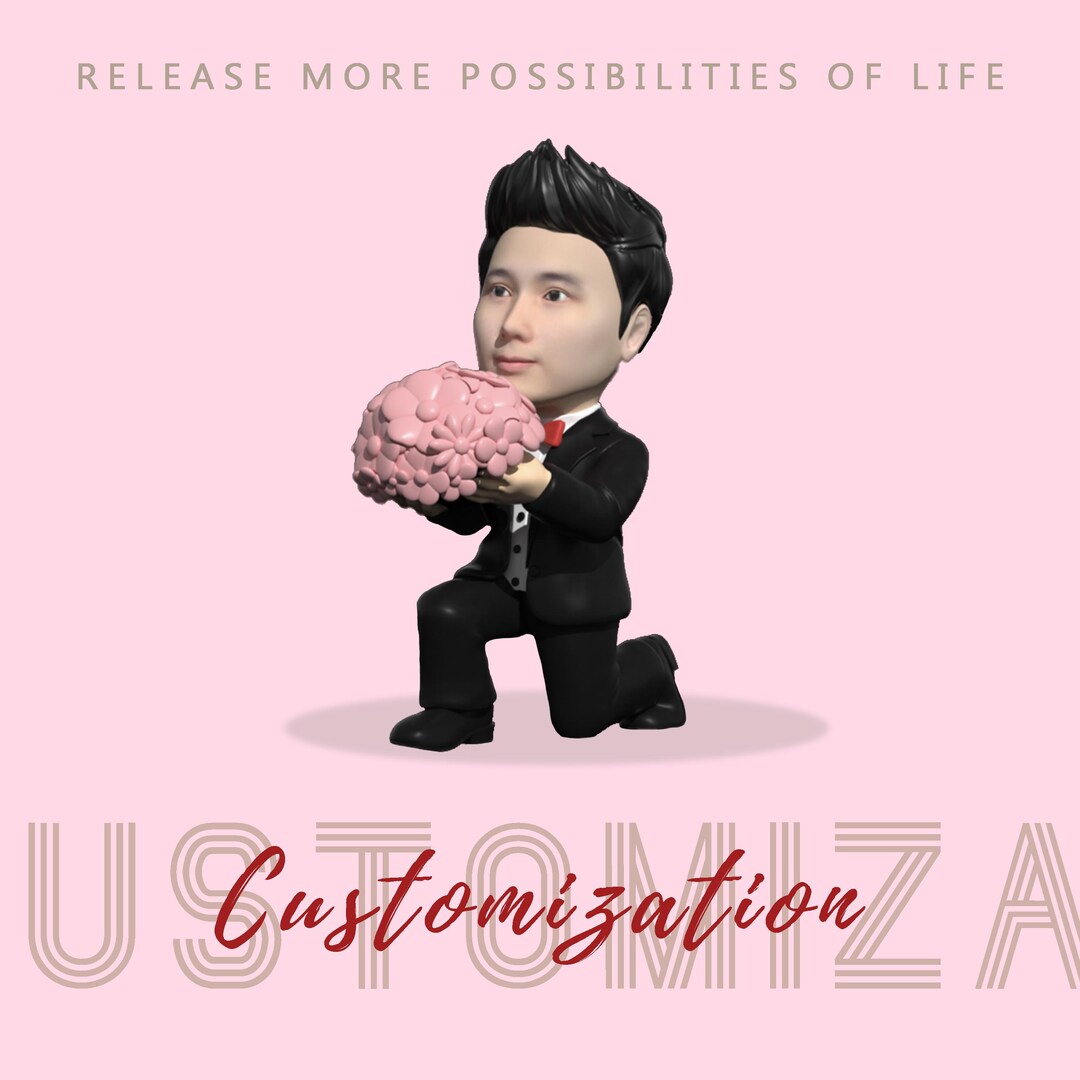 Photo Custom 3D Statues, 3D Printing, Couple Gifts, Marriage Proposals ...