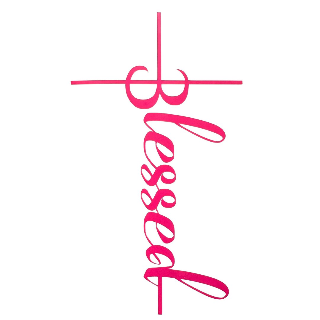 Blessed Vinyl Decal, Yeti Cup Decal, Car Window Decal, Blessed Sticker ...
