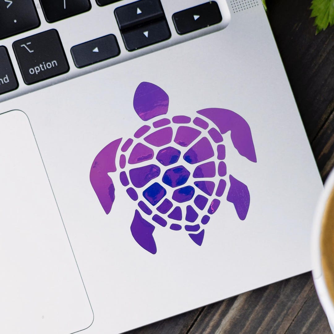 Sea Turtles Vinyl Decal, Yeti Cup Decal, Car Window Decal, Sea Turtle ...