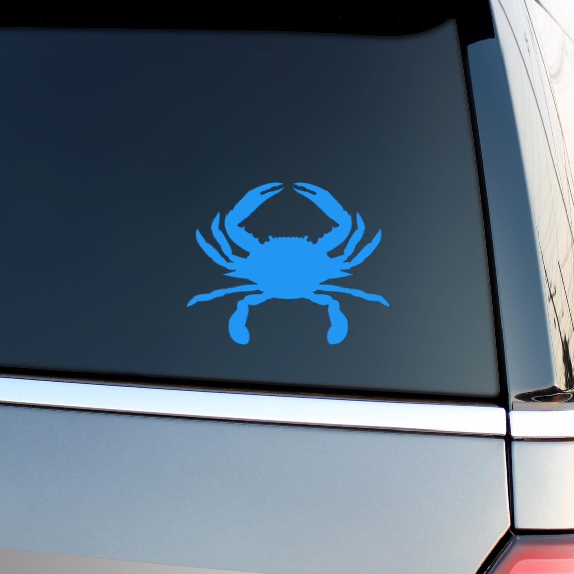 Crab Vinyl Decal, Yeti Cup Decal, Car Window Decal, Crab Sticker, Crab ...