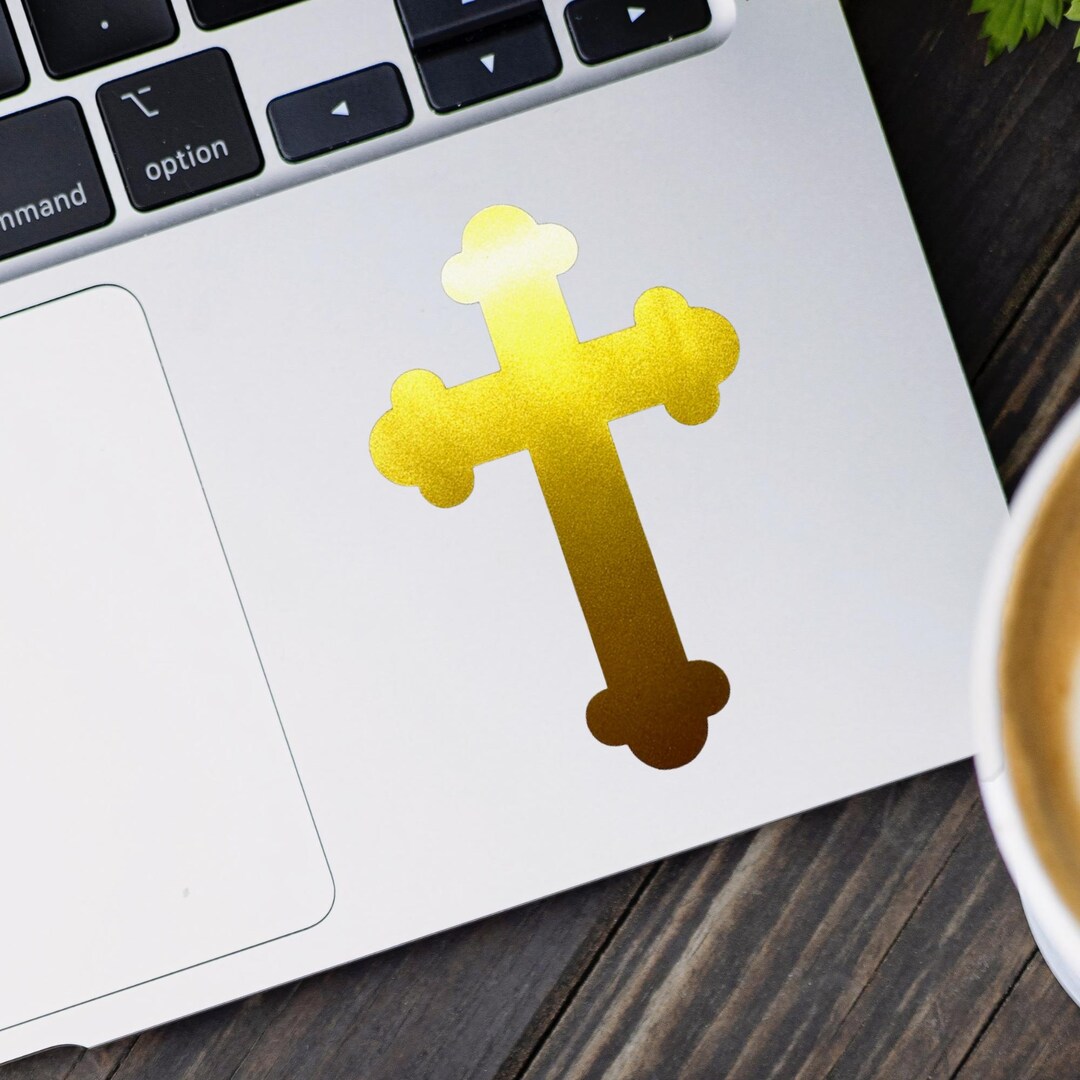 Cross Vinyl Decal, Yeti Cup Decal, Car Window Decal, Cross Sticker ...