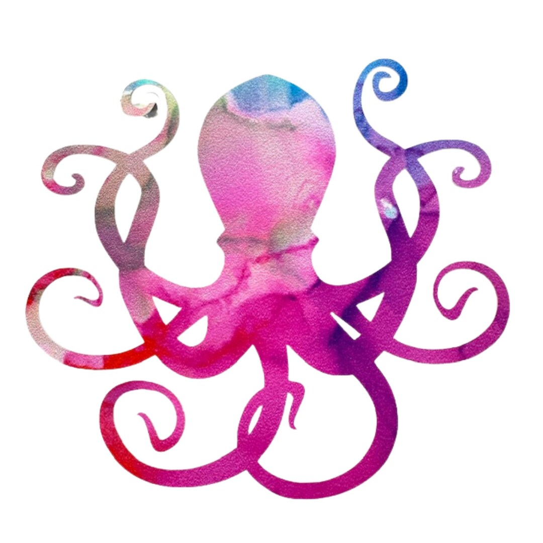 Octopus Vinyl Decal, Yeti Cup Decal, Car Window Decal, Octopus Sticker ...