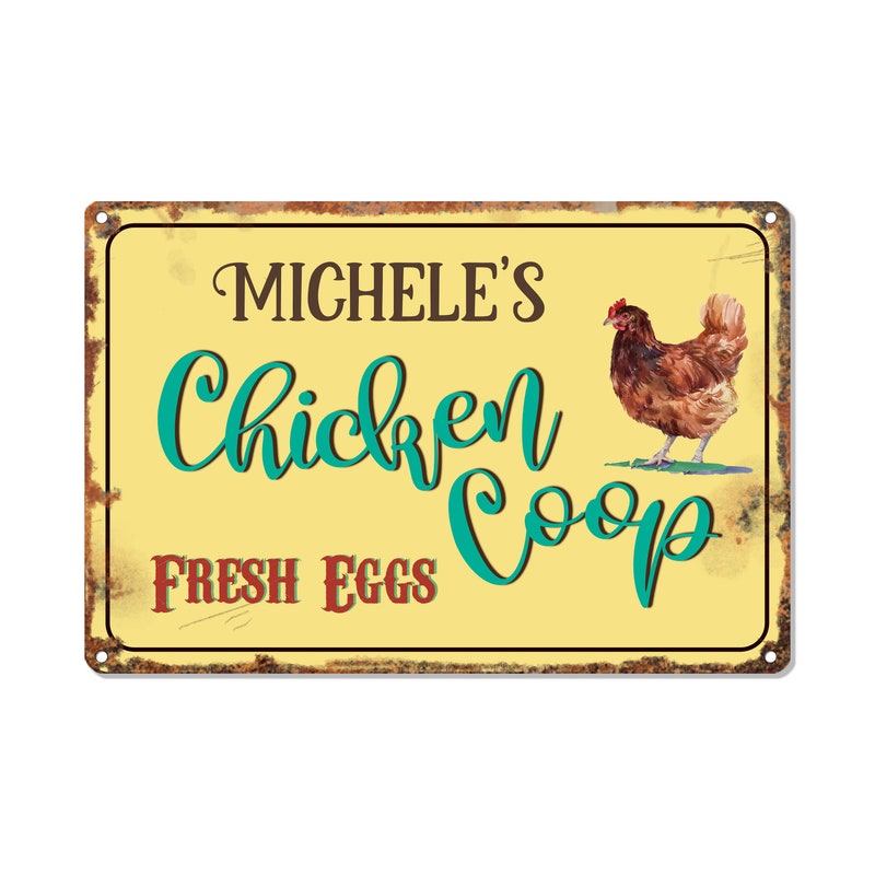Chicken Coop Sign - Etsy