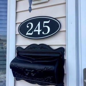 Large Address House Number Sign, Durable Engraved Plaque 15 1/2" X 7 1/ ...