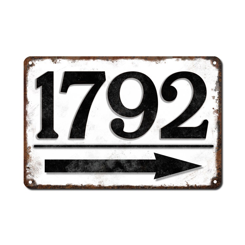 Rustic Address Sign Farmhouse Decor House Numbers Street - Etsy