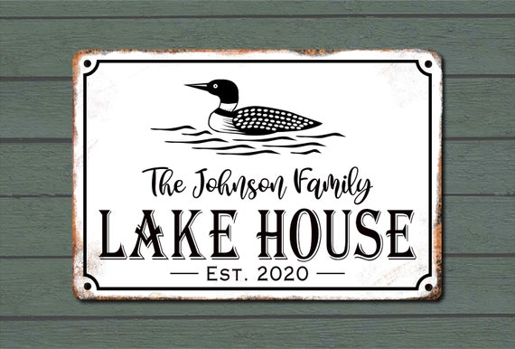 Personalized Lake House Sign Cottage Your Getaway Sign | Etsy