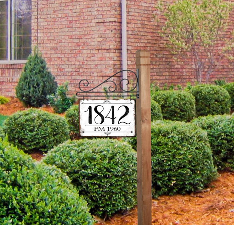 Farmhouse Custom Address Hanging Sign Cute Rustic Country - Etsy