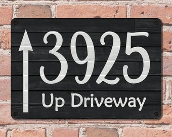 Driveway Address Sign - Etsy