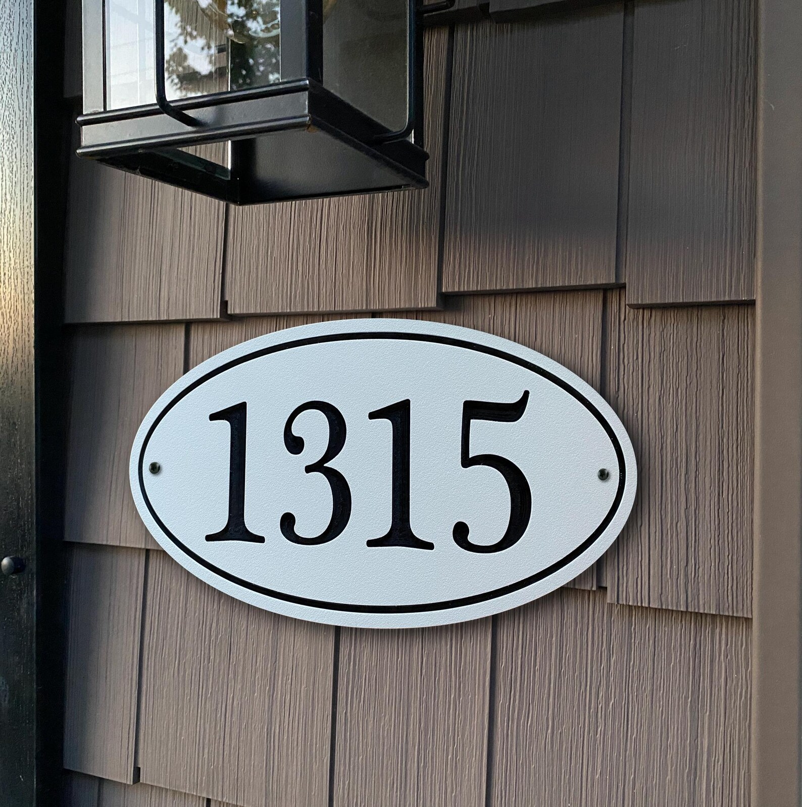 Large Address House Number Sign, Durable Engraved Plaque 15 1/2" X 7 1/ ...