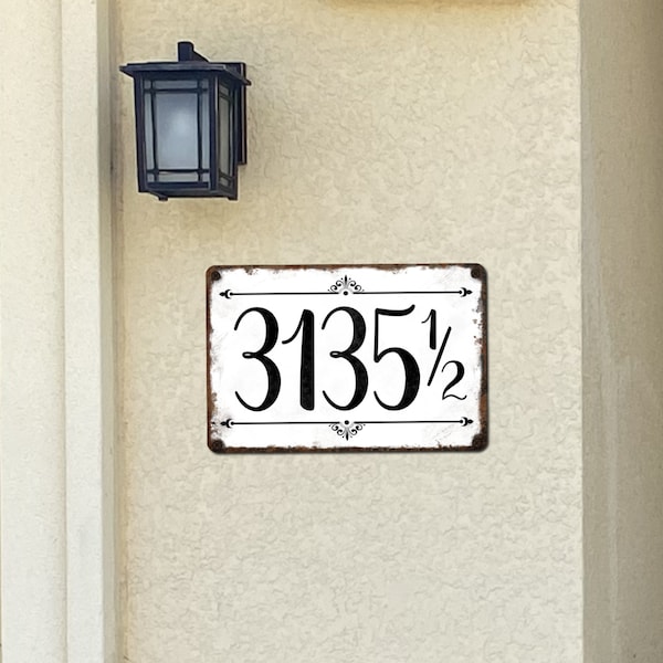 Rustic House Numbers - Etsy