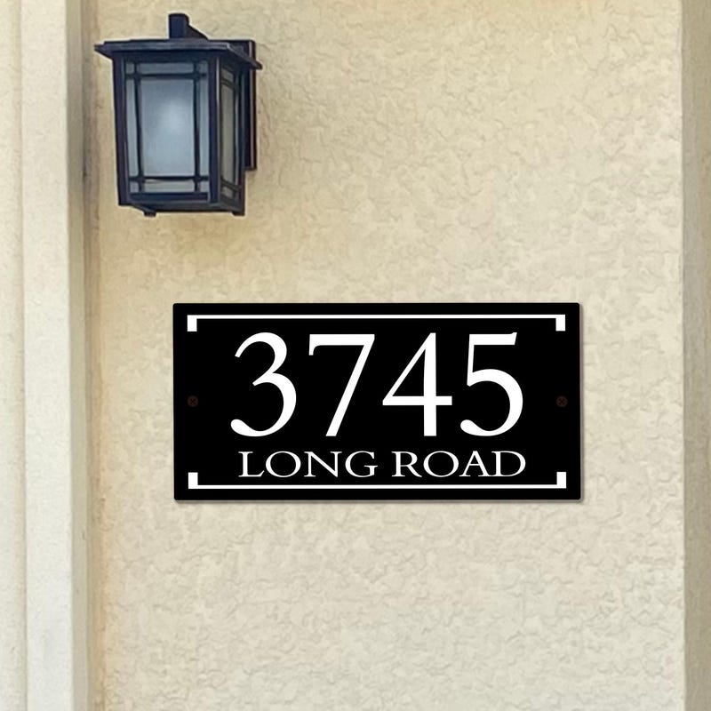 Metal Address Number - Etsy