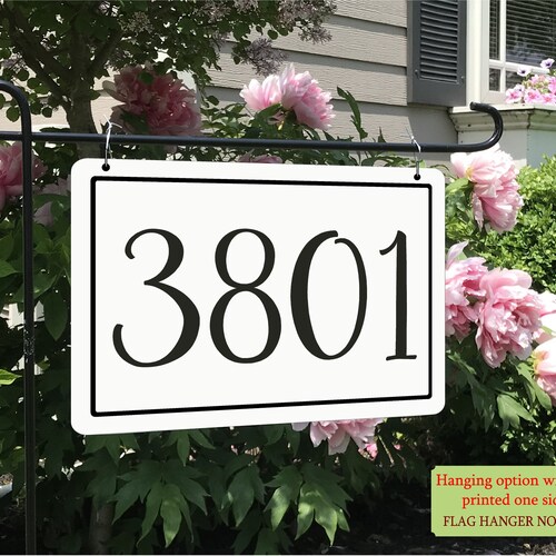 Customized Home Address Sign Aluminum Metal 12 X 8 - Etsy