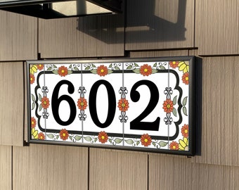 Address Tile Frame - Etsy