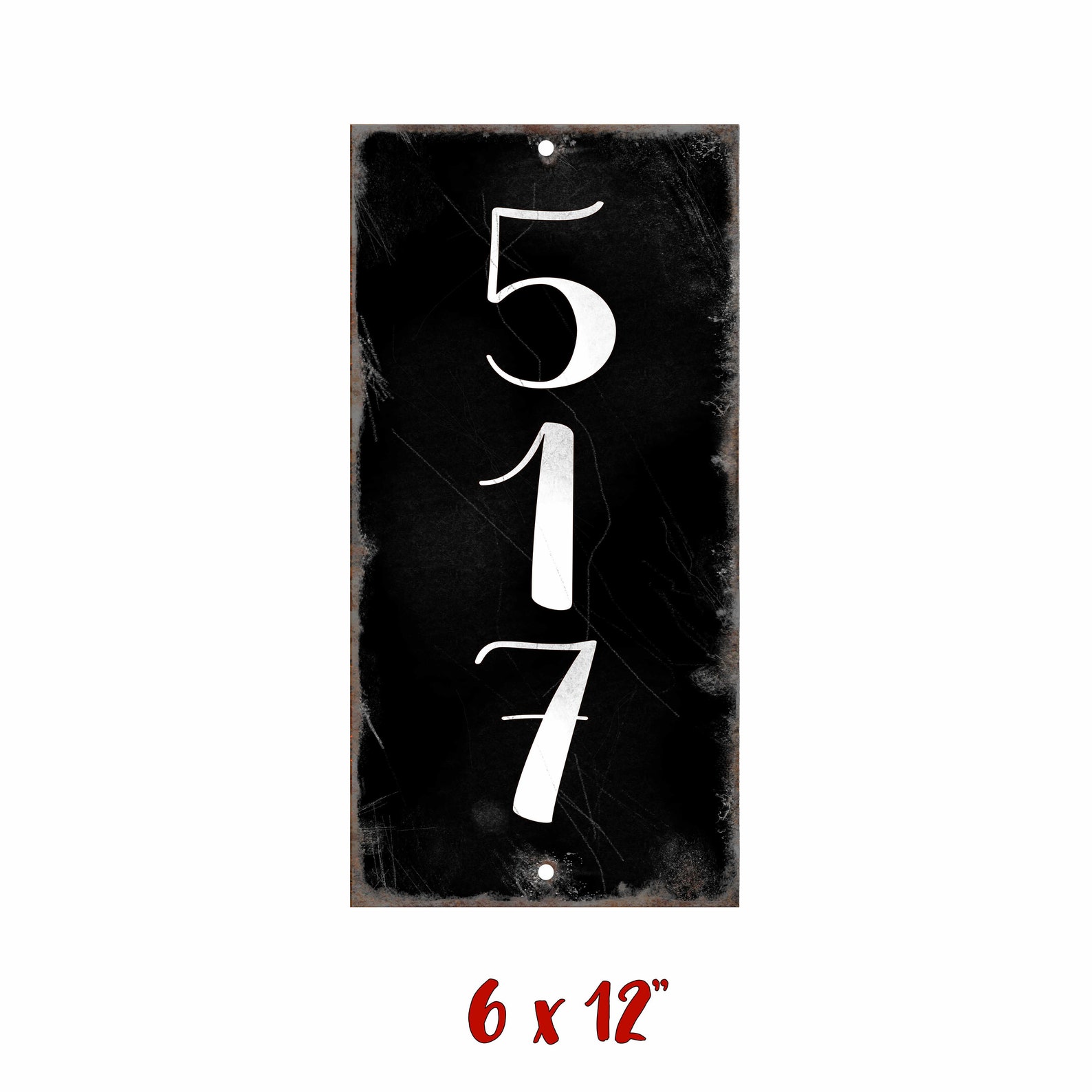 Rustic Address Sign Farmhouse Decor House Numbers Street - Etsy