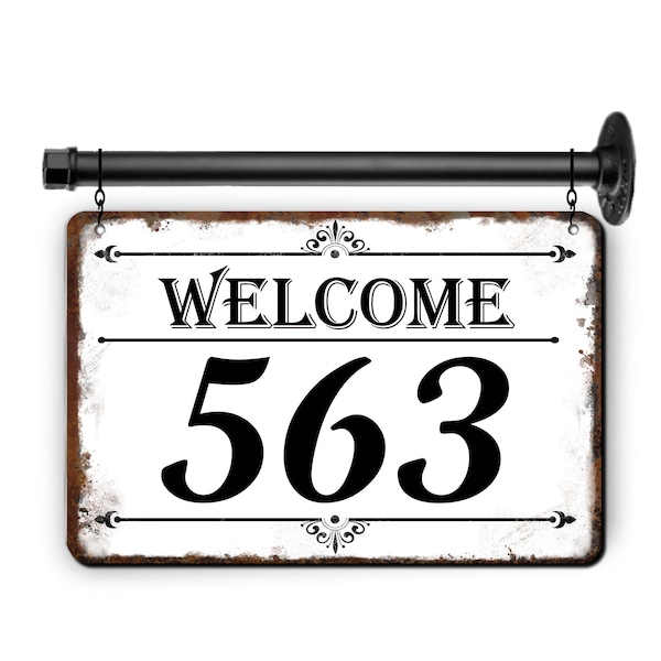 Rustic House Numbers - Etsy