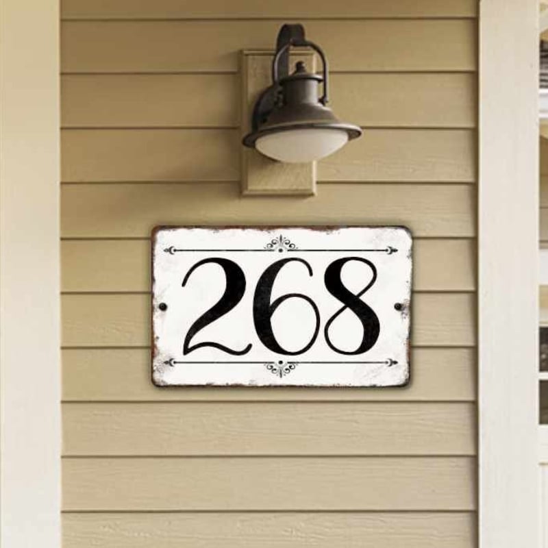 House Number Yard Sign - Etsy