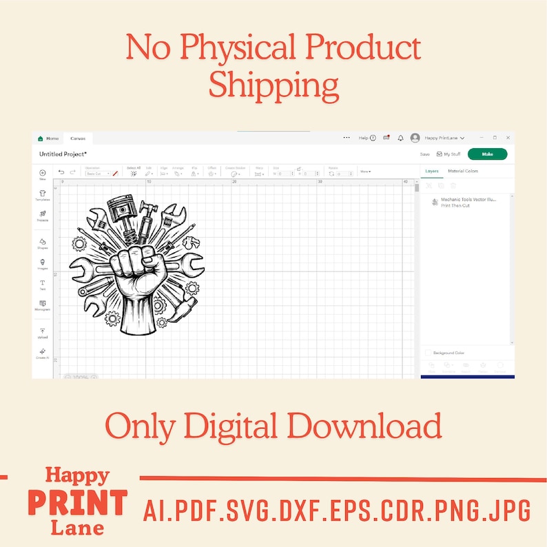 Mechanic Tools Vector Illustration, Mechanic Tools SVG, Tools PNG JPG ...