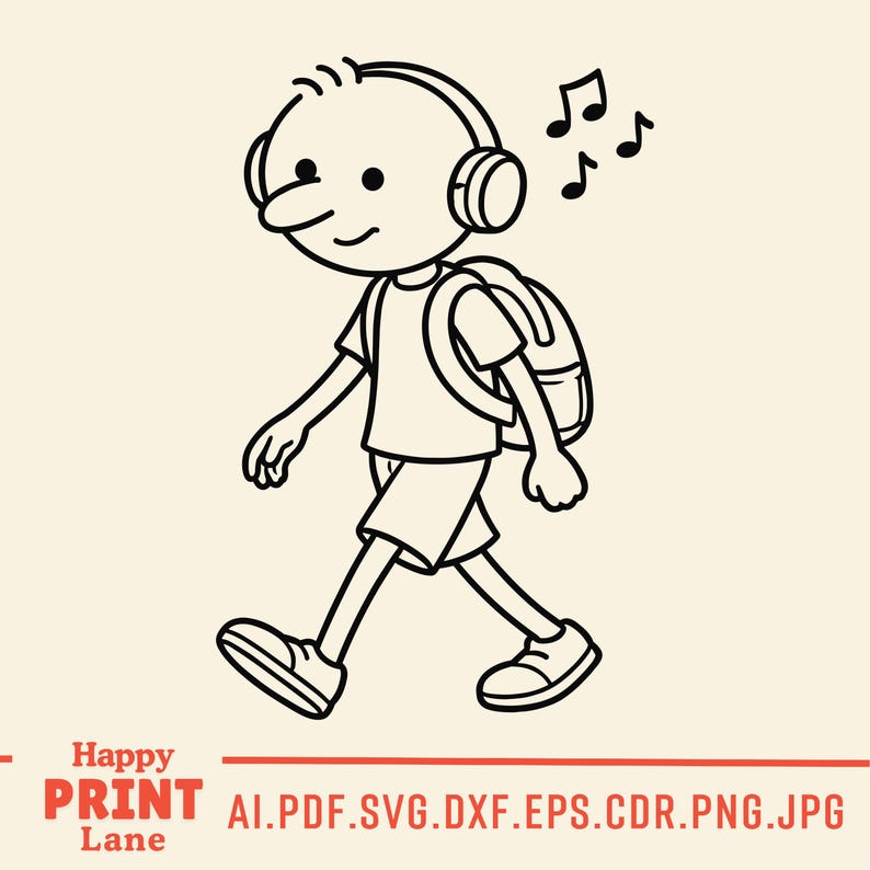 Greg Heffley SVG, Diary of a Wimpy Kid Vector Illustration, Greg ...