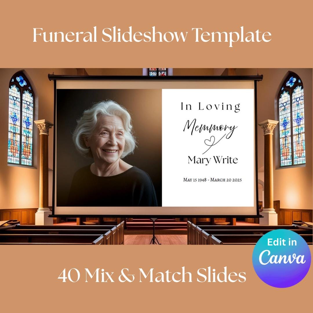 Memorial Video Slideshow for Grandma – Thoughtful & Elegant Celebration ...